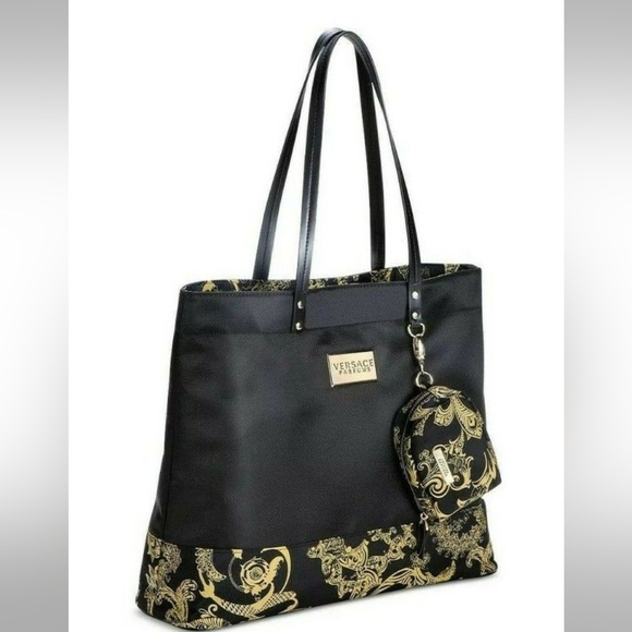 Versace | Bags | Versace Parfume Tote Bag | Poshmark